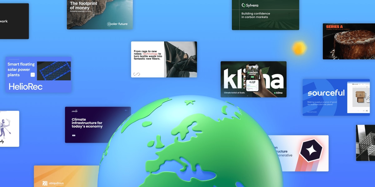 15 climate tech startups and their winning pitch decks | Pitch